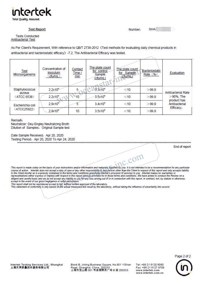 Private Label Hand Sanitizer Manufacturer - Ocean Star | China Supplier