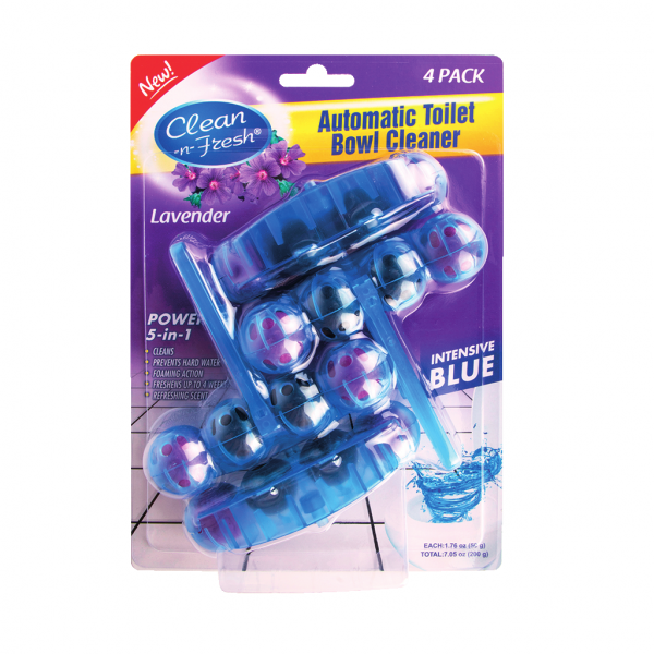 5-in-1 Rim Hanger Toilet Bowl Cleaner, 4 count - OceanStar - The ...